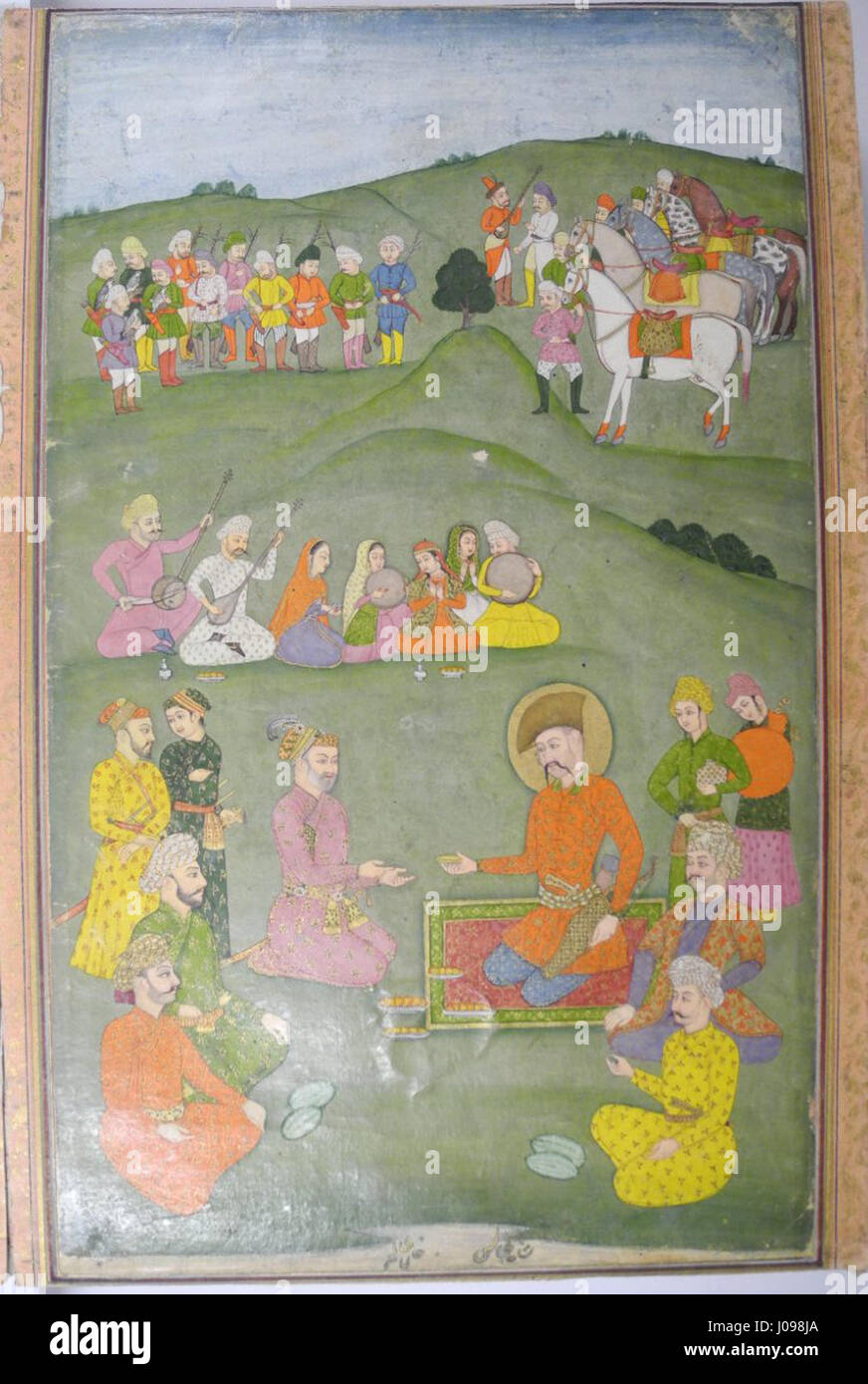 'Shah Abbas I receiving Khan Ulugh Beg' illustrates the diplomatic ...