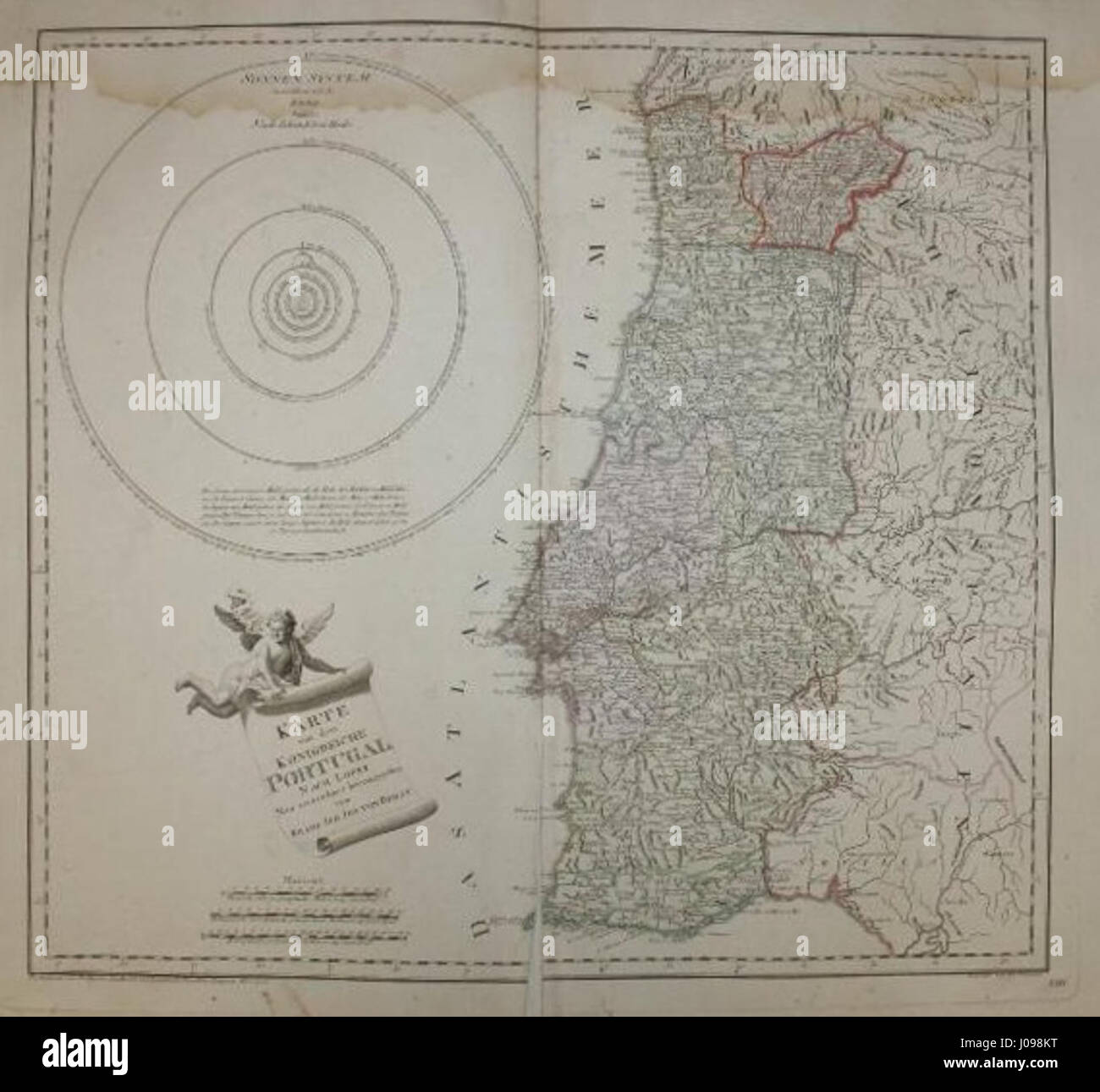 Map portugal century hi-res stock photography and images - Alamy