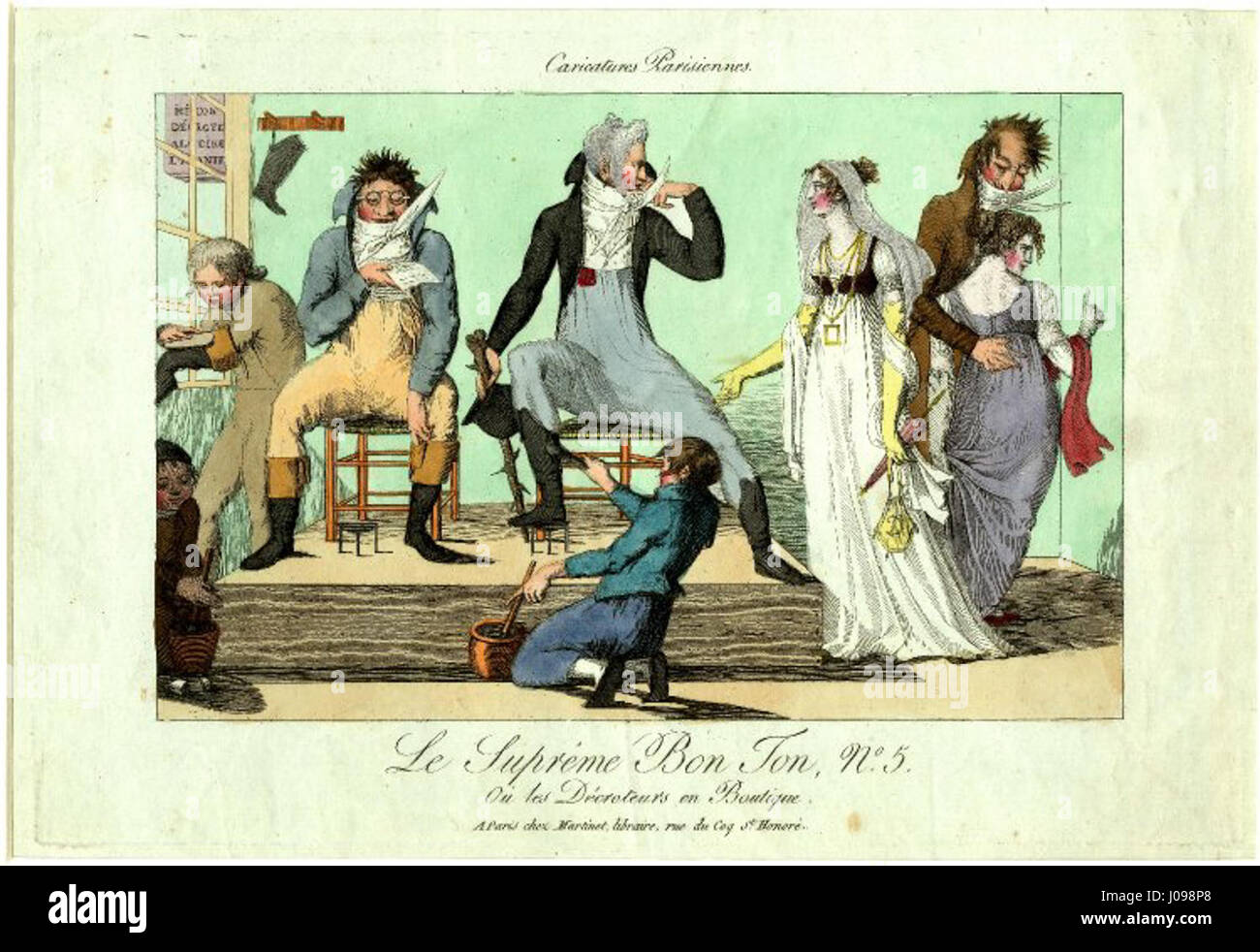 'Suprême Bon Ton nø5 - Les décroteurs en boutique' illustrates a ...