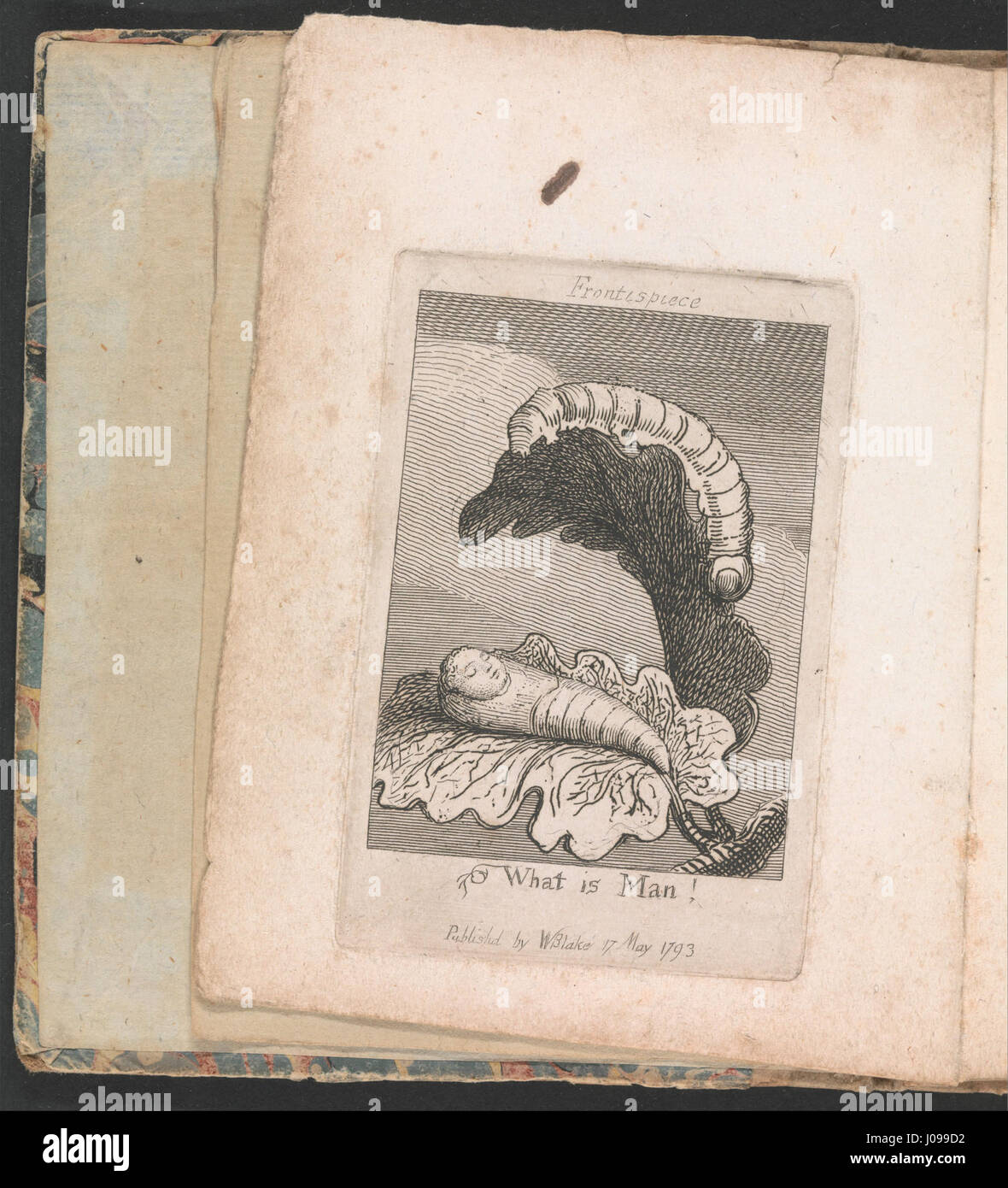 William Blake's frontispiece for 'For Children: The Gates of Paradise ...