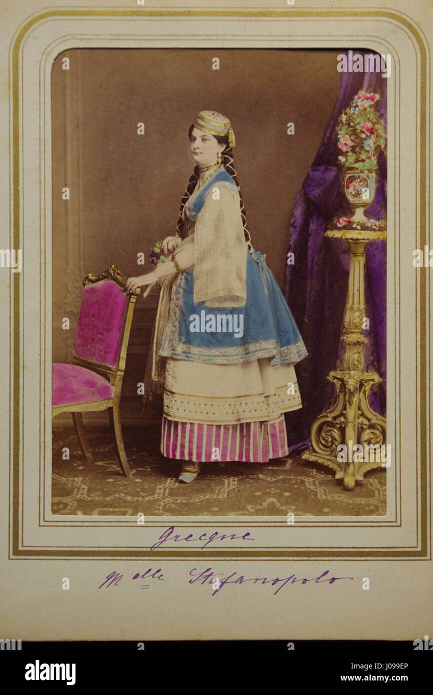 Szathmári’s painting, Romanian court members in historical costume ...