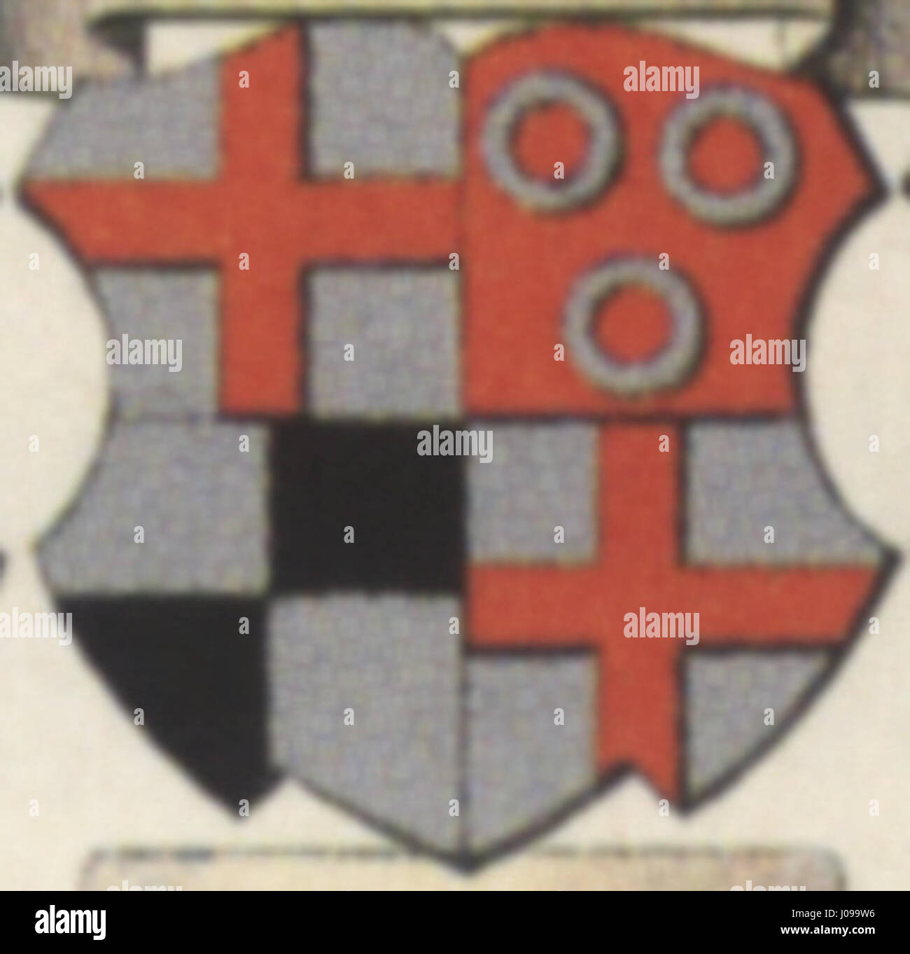 A heraldic panel depicting Bishop Hugo von Hohenlandenberg of Constance ...