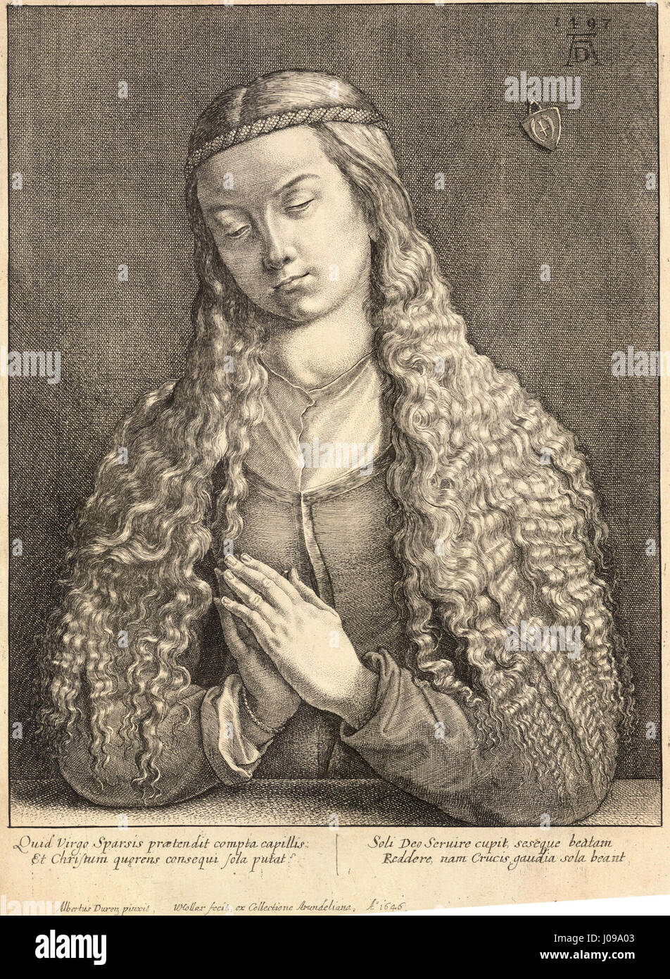 Wenceslas Hollar's 'Woman with unloosened hair' is a fine example of ...