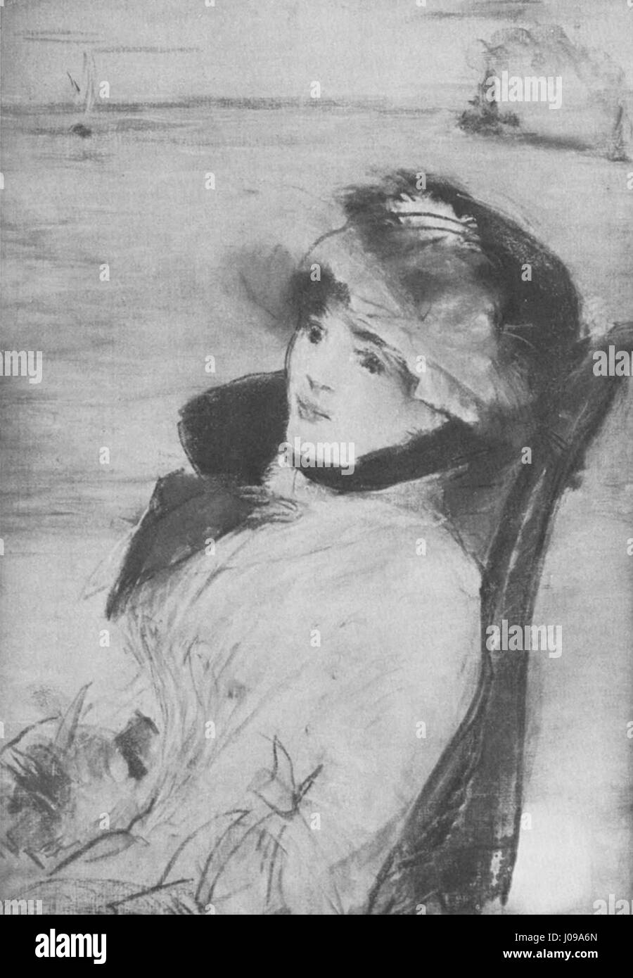 Édouard Manet’s 'Jeune Femme' (Young Woman), a portrait of actress ...