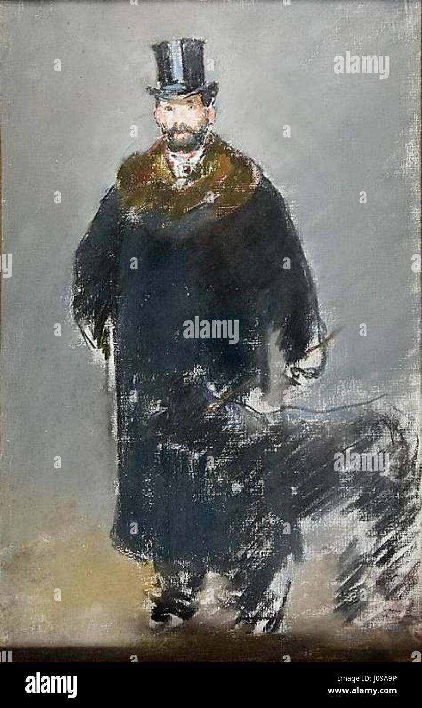 Édouard Manet’s painting, ‘The Man with the Dog,’ features a man ...