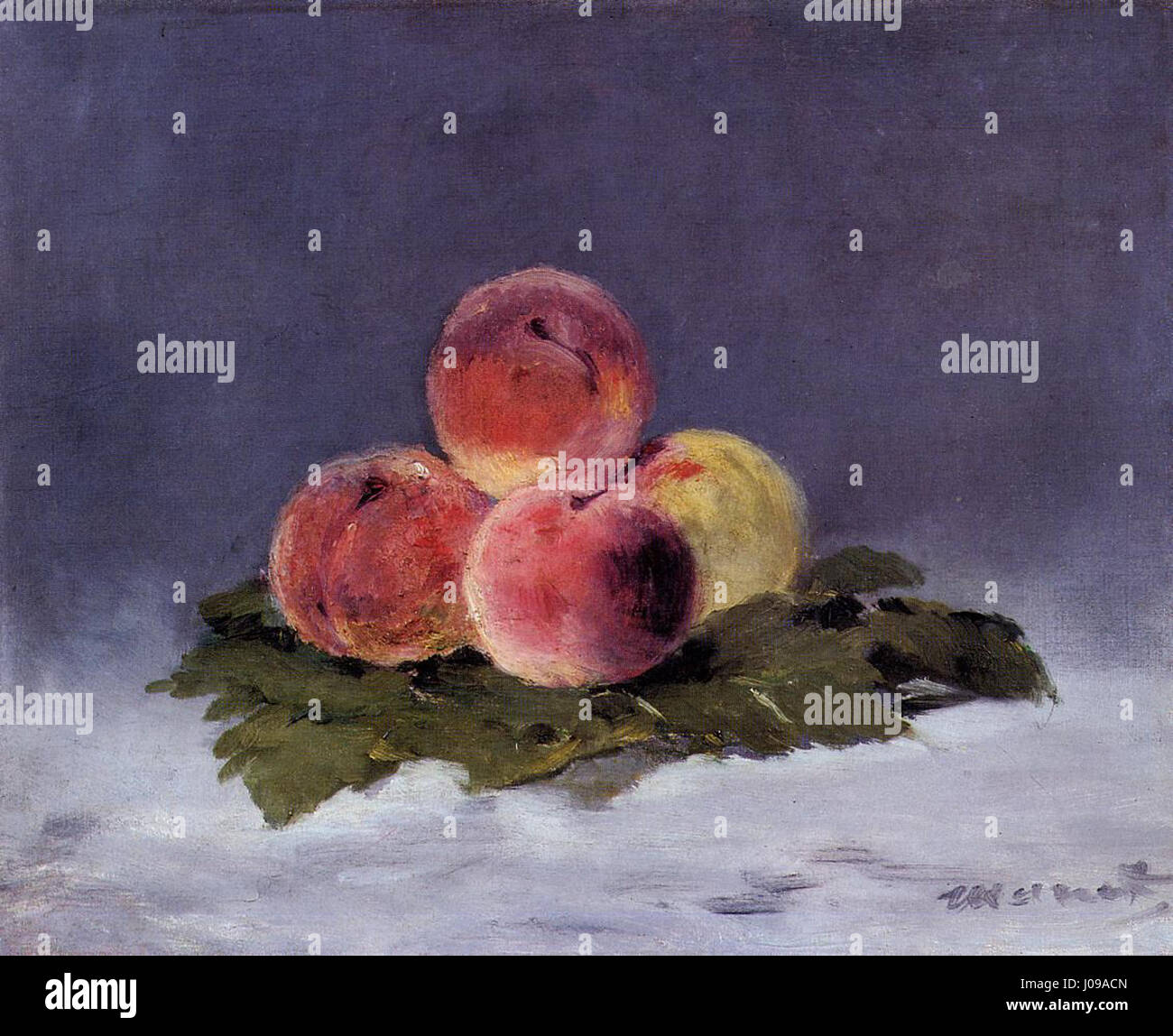 Édouard Manet's 'Pêches' (Peaches) is a still-life painting that ...