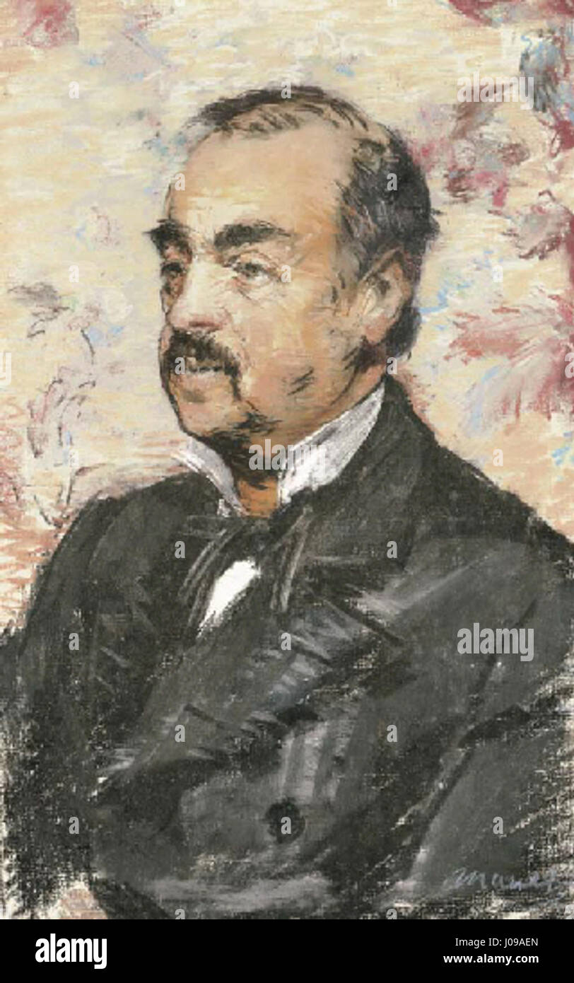 'Le peintre animalier La Rochenoire' by Édouard Manet depicts a scene ...