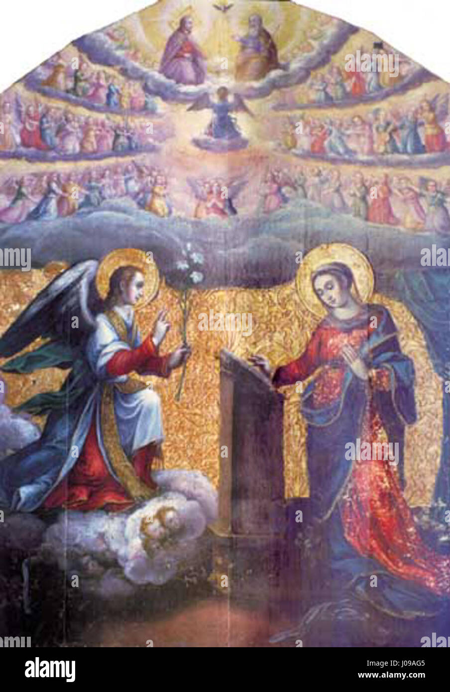 This artwork titled 'Eastern Calendar. 17th Century Temple. Saint ...