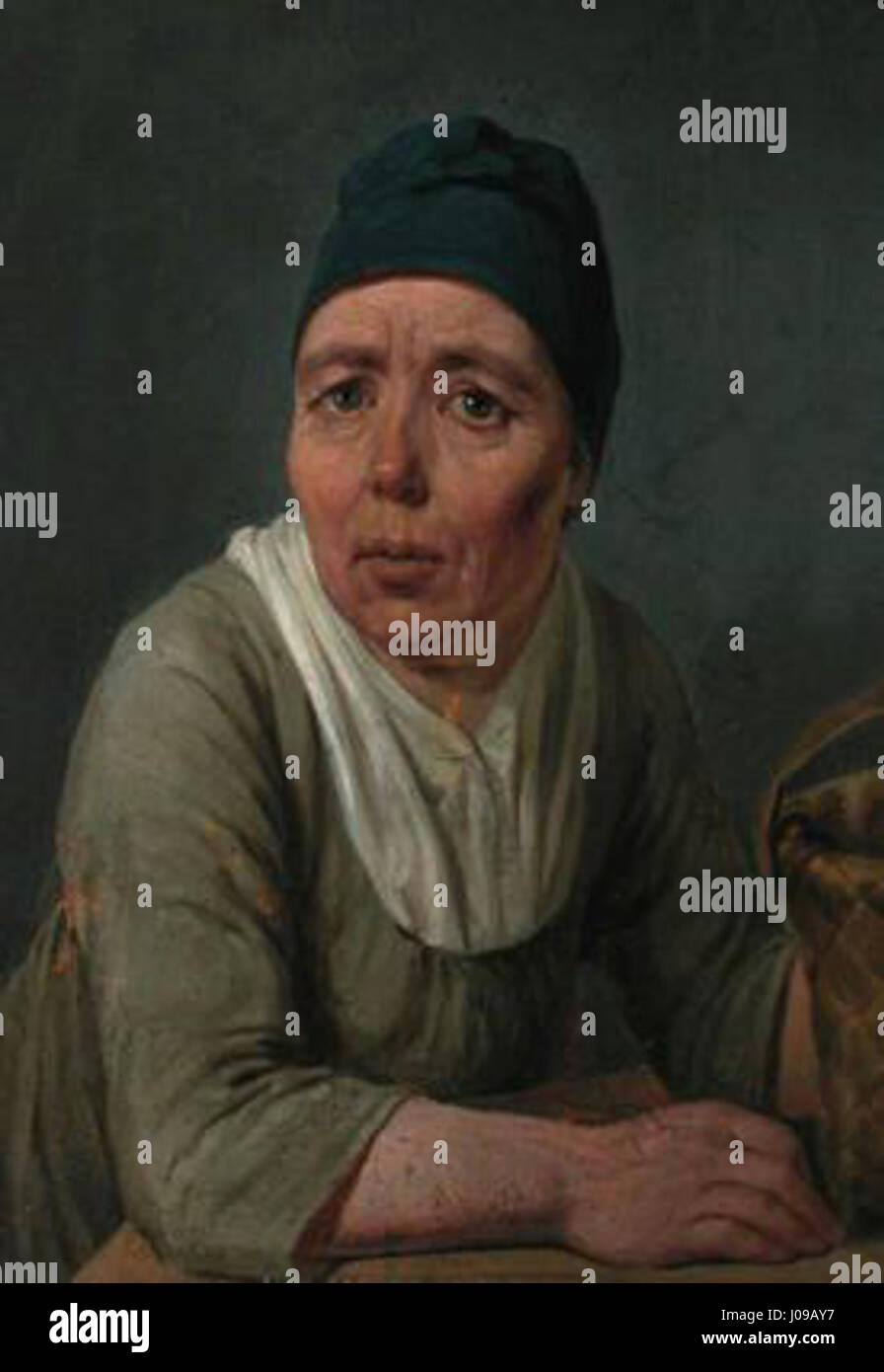 This portrait, created between 1820-1830, depicts a female character in ...