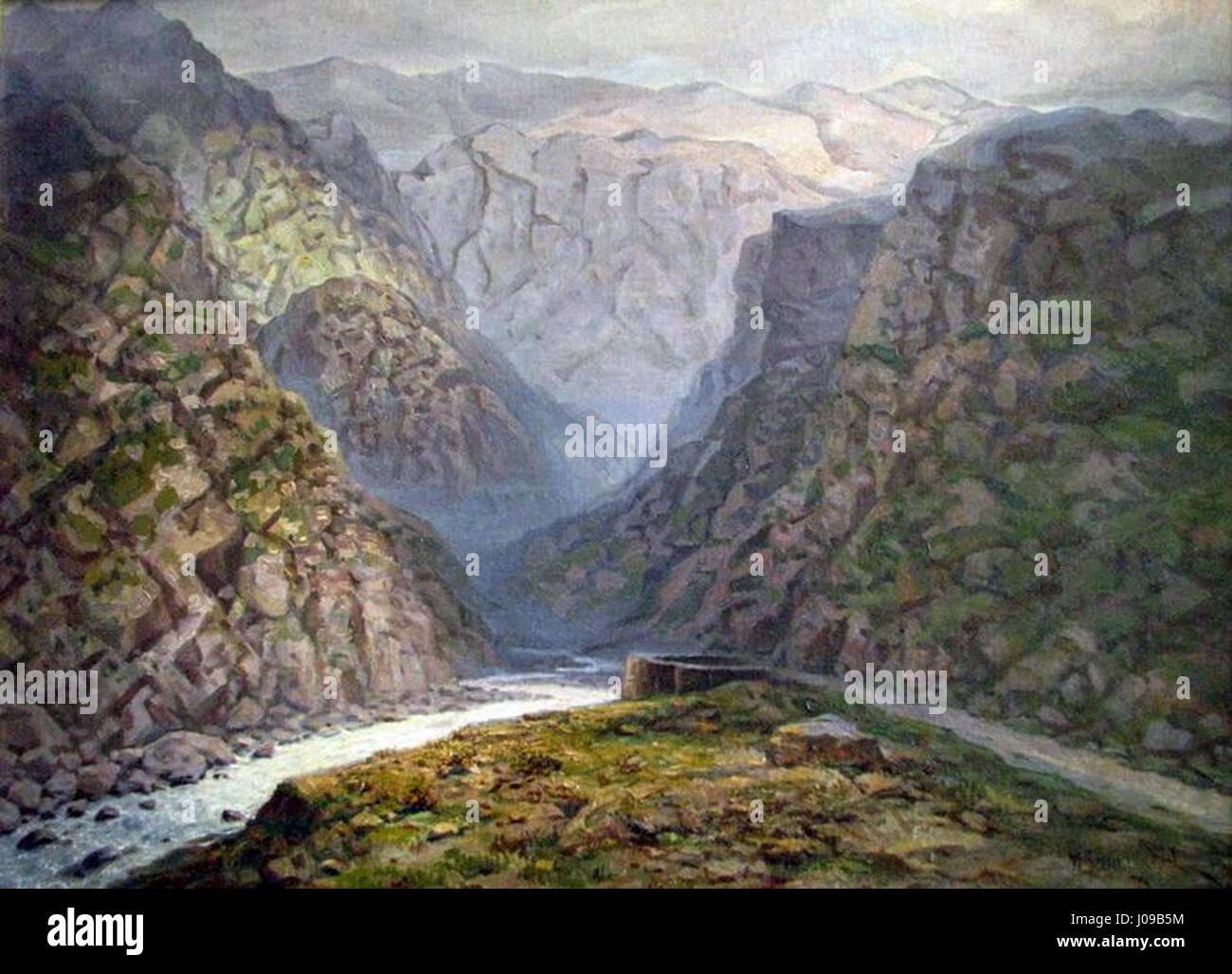 This artwork is a 1900 illustration depicting a significant historical ...