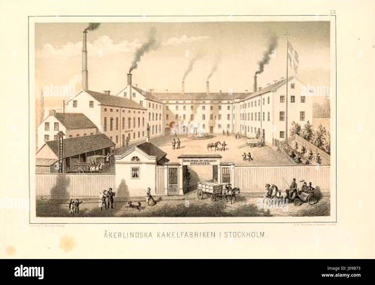 Åkerlindska kakelfabriken refers to a well-known Swedish tile factory ...