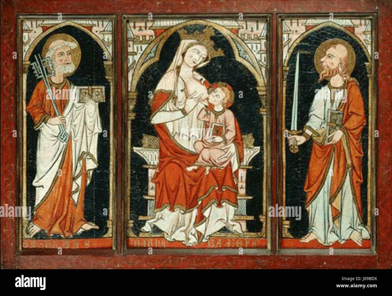 ‘The Barnabas Altarpiece’ is a medieval artwork from southwestern ...