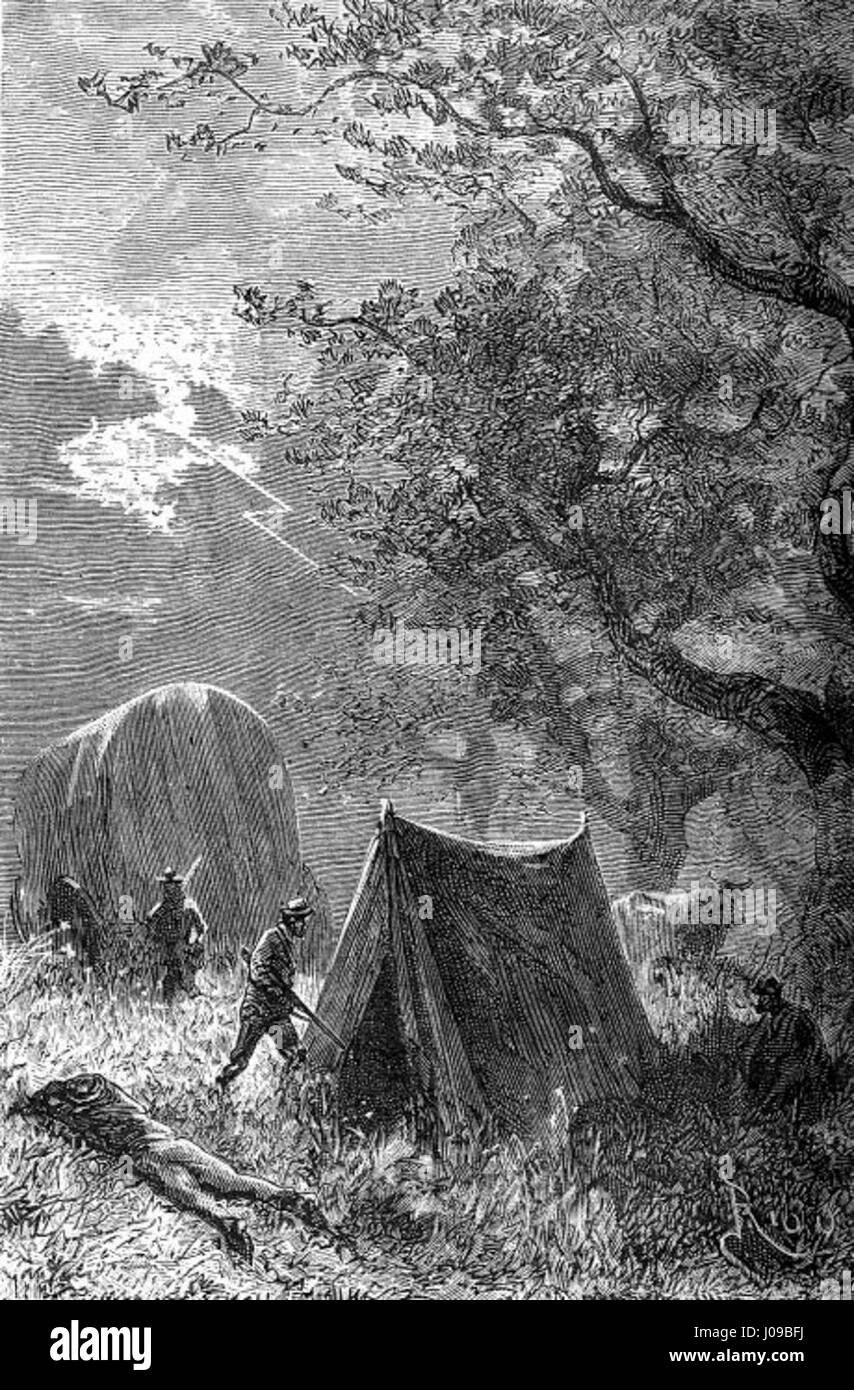 'The Children of Captain Grant' by Édouard Riou is an illustration from ...