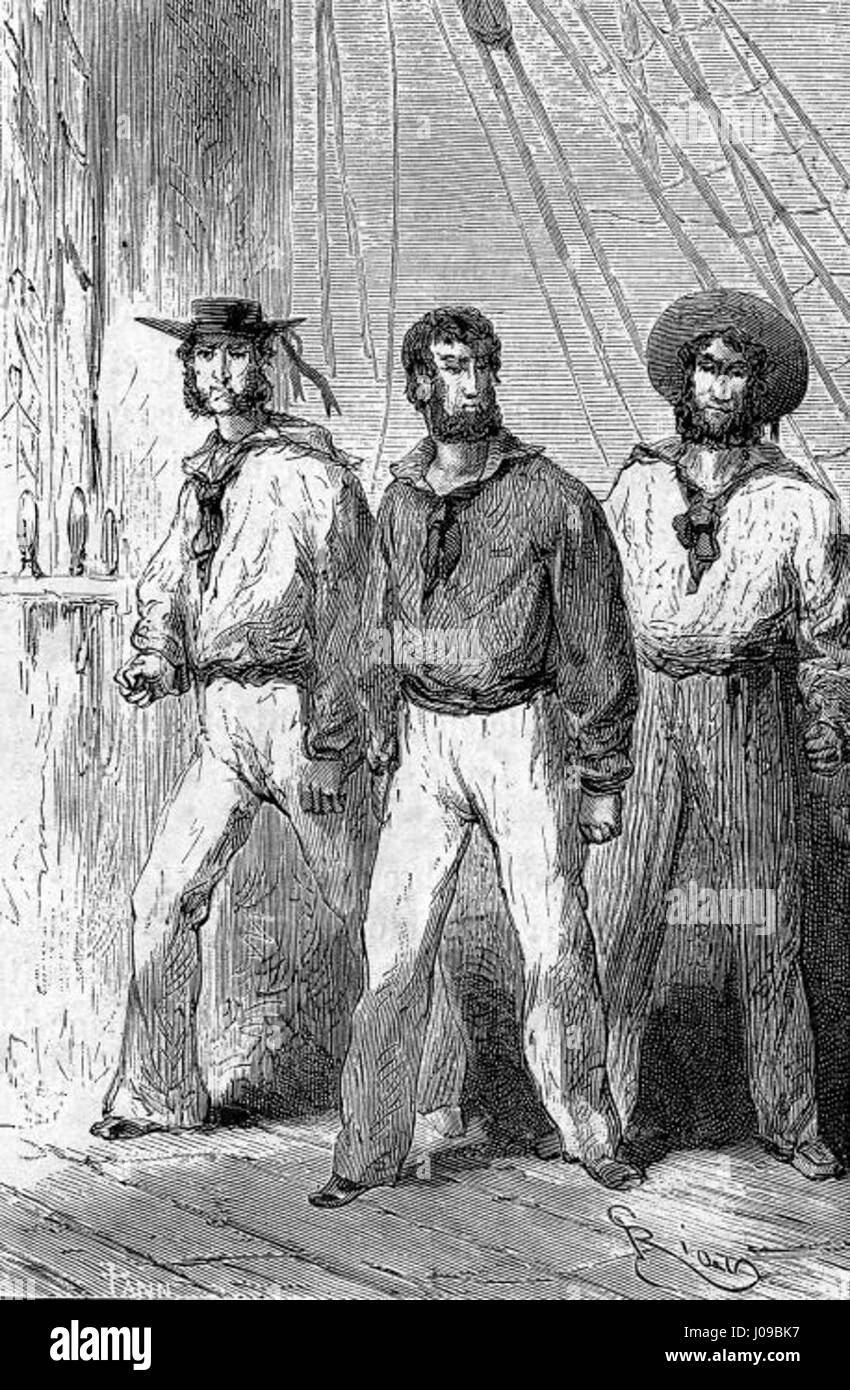 'The Children of Captain Grant' by Édouard Riou is an illustration ...