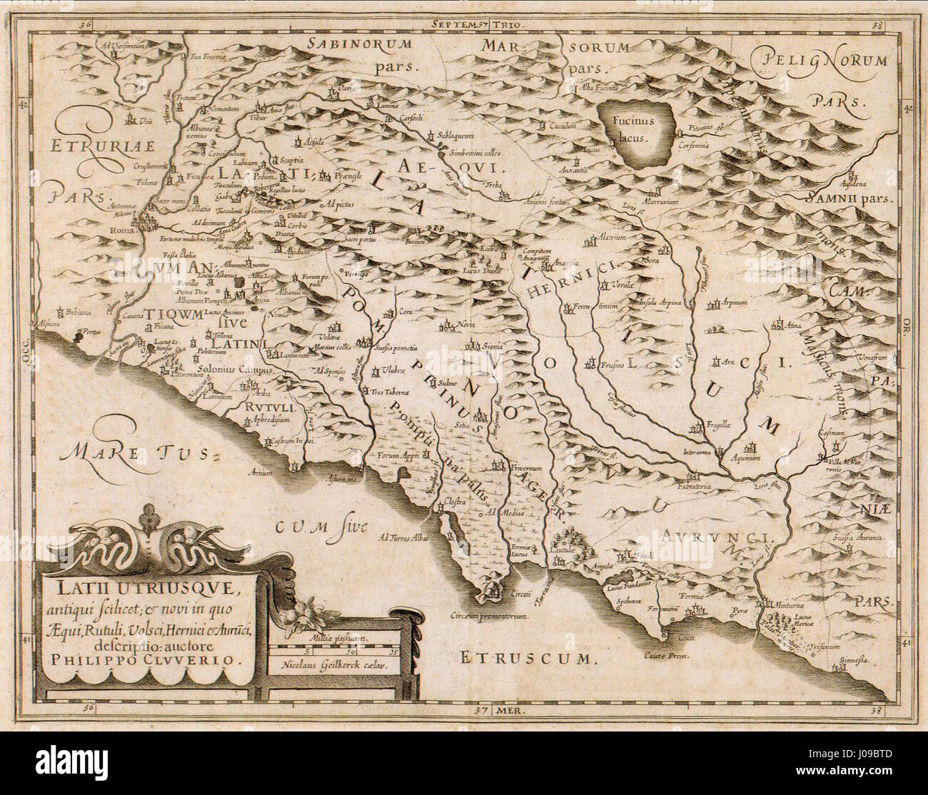 17th century map of italy hi-res stock photography and images - Alamy