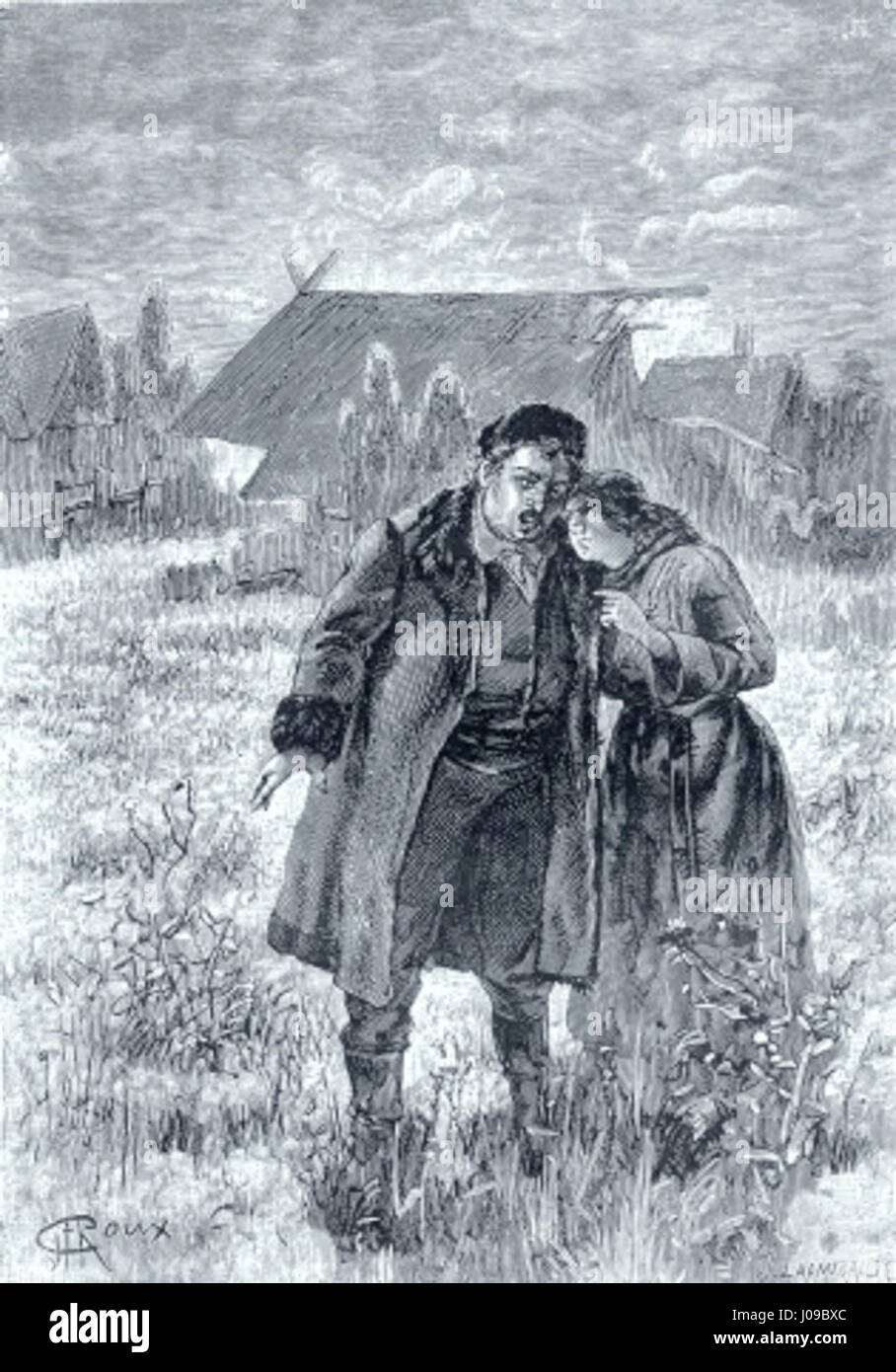George Roux’s illustration from the novel 'César Cascabel' by Jules ...