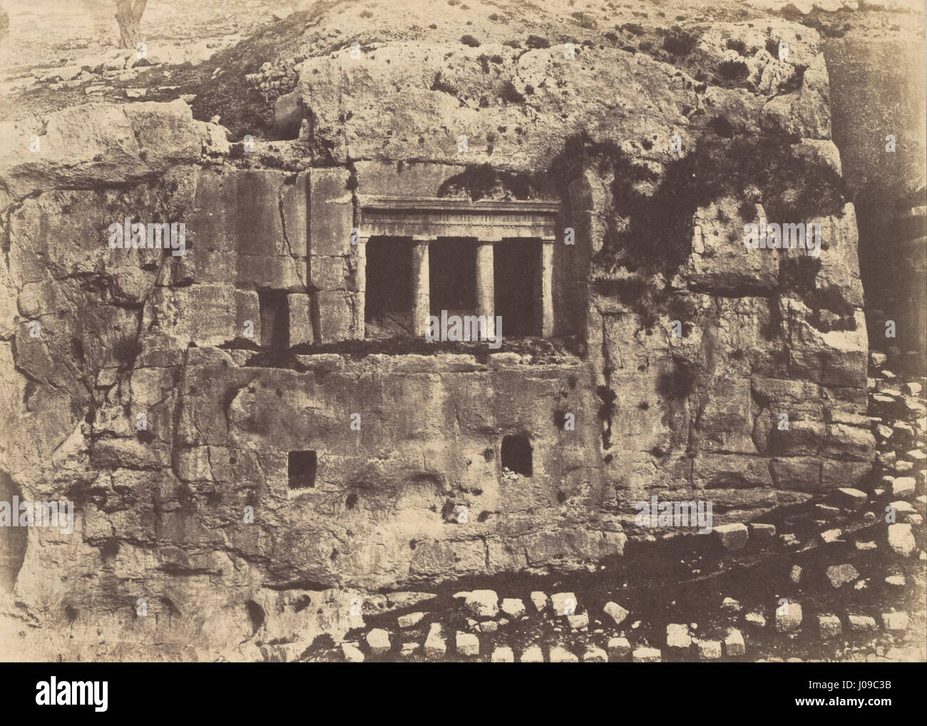 Auguste Salzmann’s photograph captures a historic view of the Valley of ...