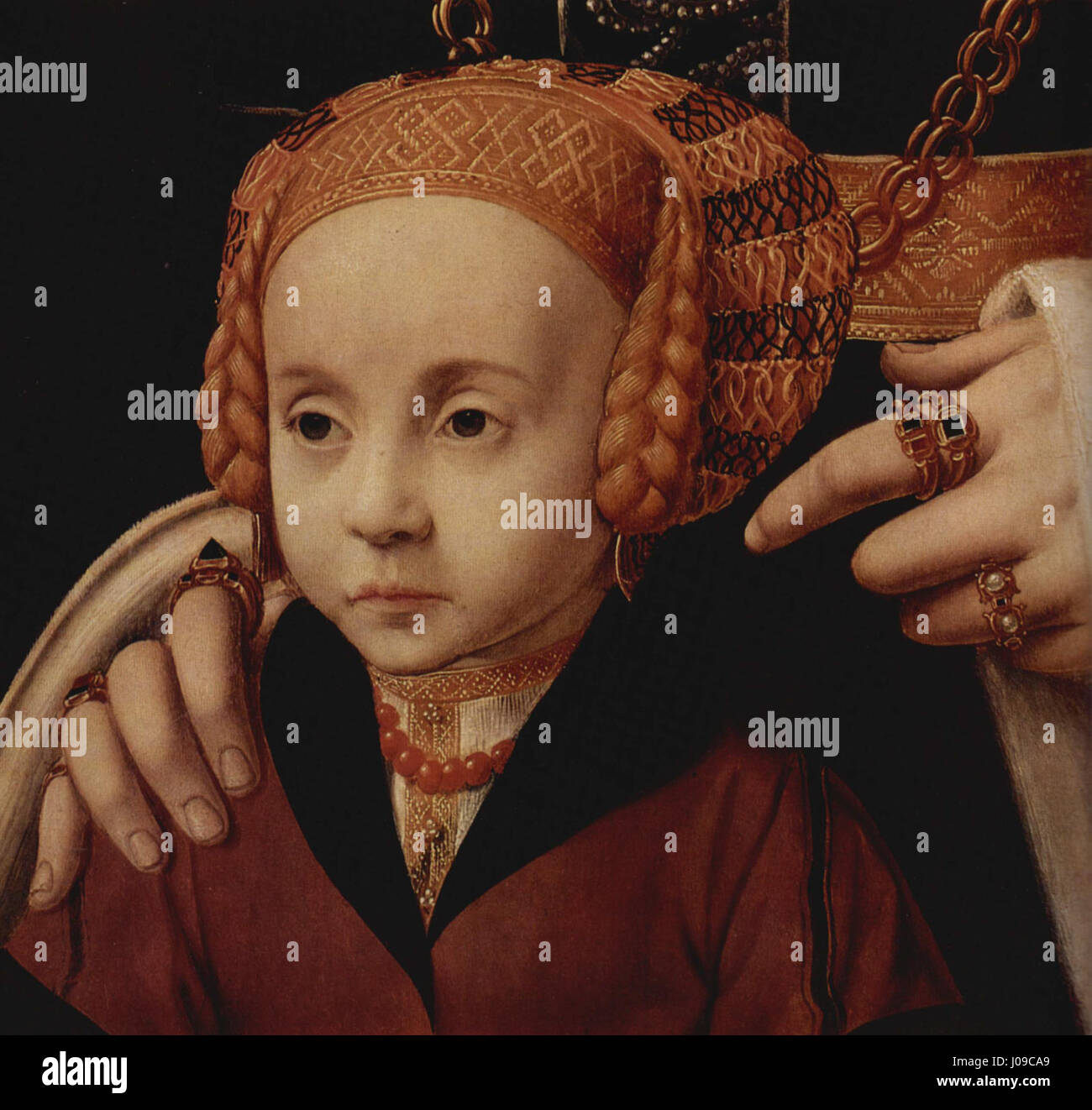 This portrait by Bartholomäus Bruyn the Younger captures the subject in ...