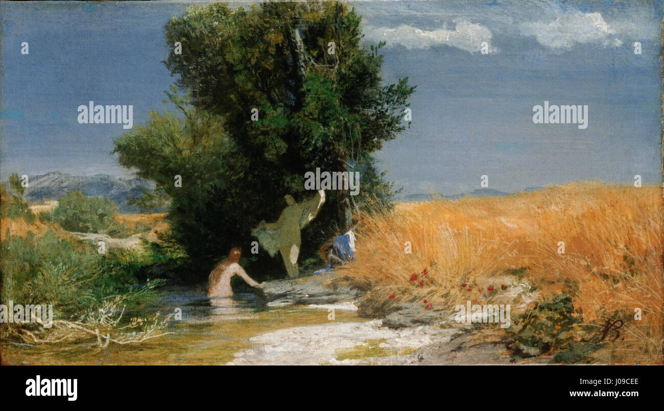 ‘Kornfeld mit badenden Mädchen’ (Cornfield with Bathing Girls) by ...