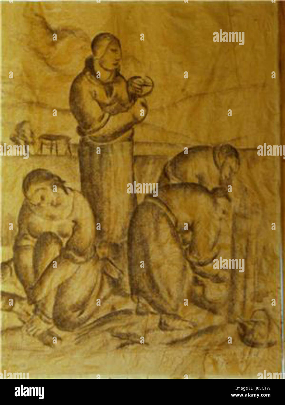 Joze Gorjup's 'Zanjice' is a painting depicting the coastal town of ...