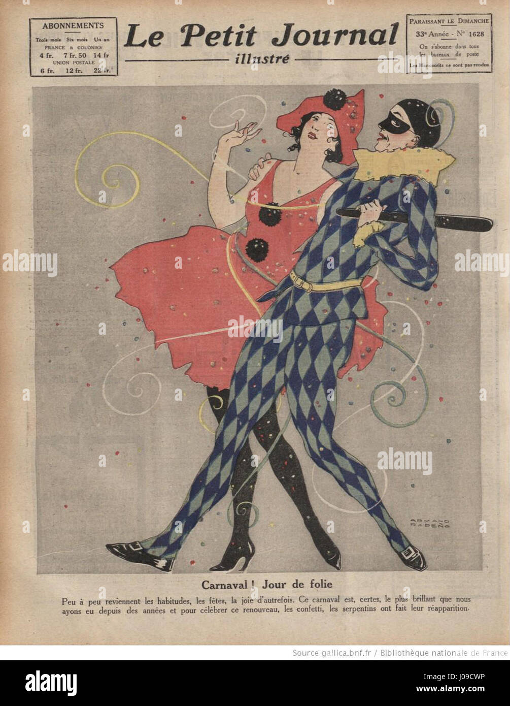 The illustration from the French magazine 'Petit Journal Illustré ...