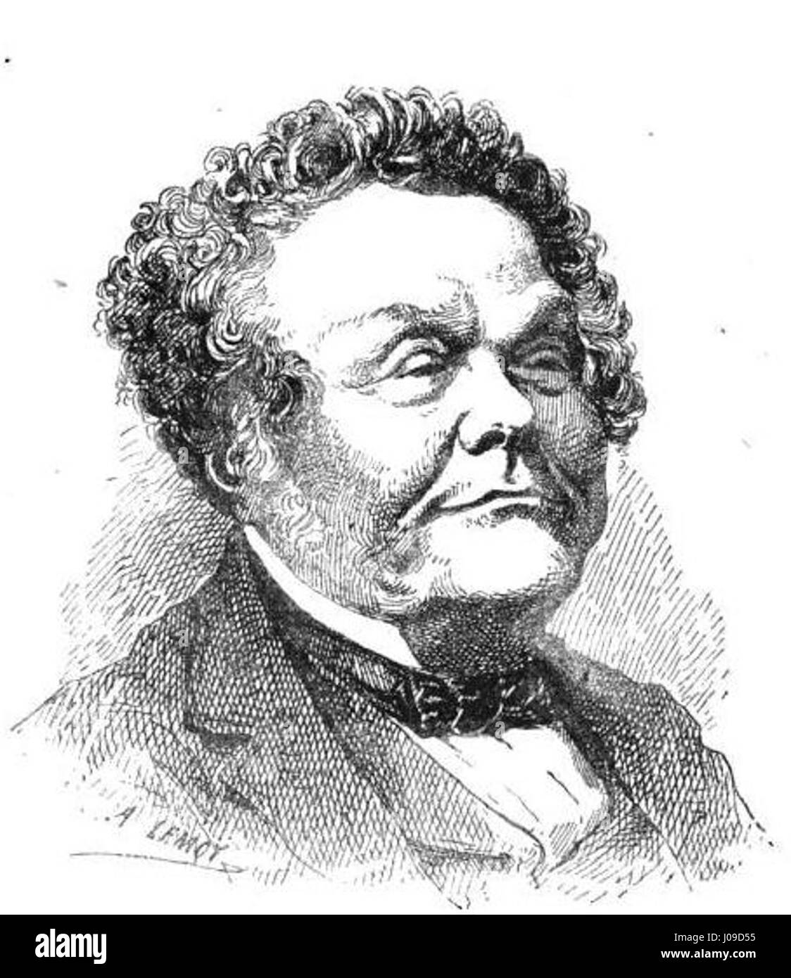 The sculpture 'Crémieux' by Lemot portrays a detailed bust of the ...