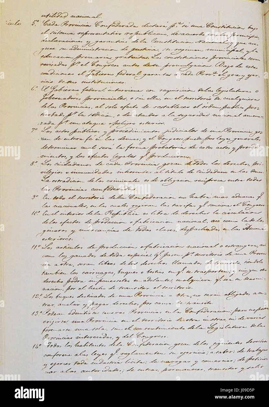 The 'Constitución Nacional Argentina 1853 - página 230' is a historical ...