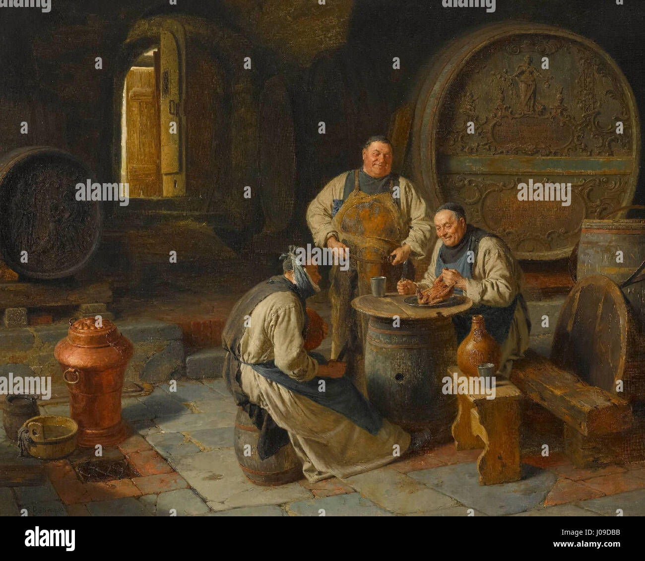 Eduard von grutzner painting hi-res stock photography and images - Alamy