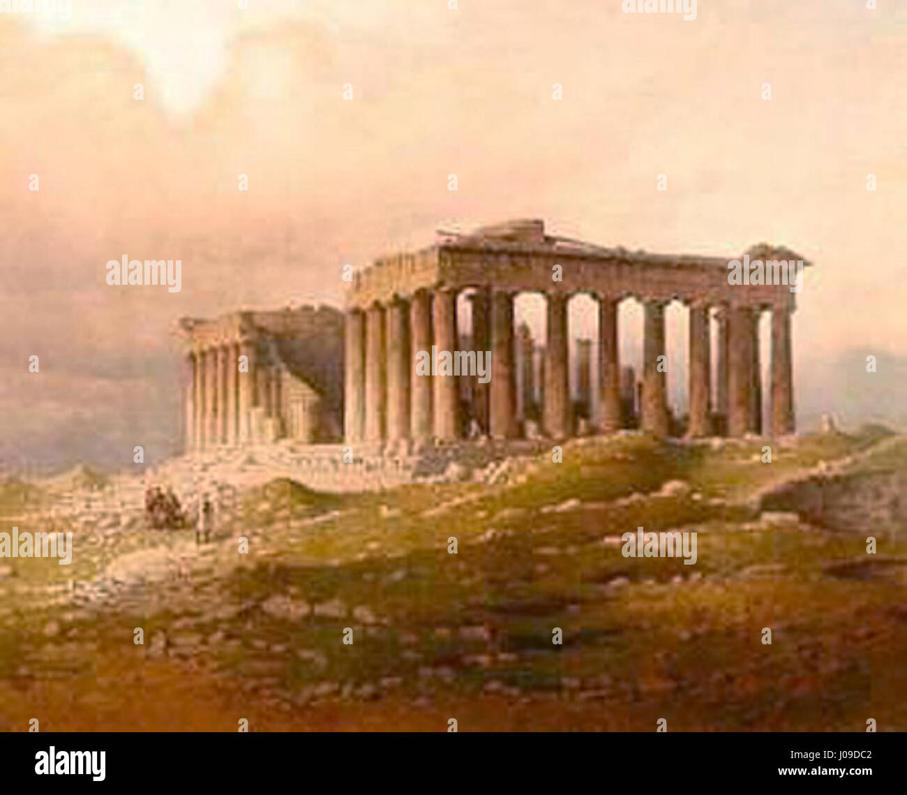 Cyprian Dylczyński's 'Ruiny Partenonu' (The Ruins of the Parthenon ...