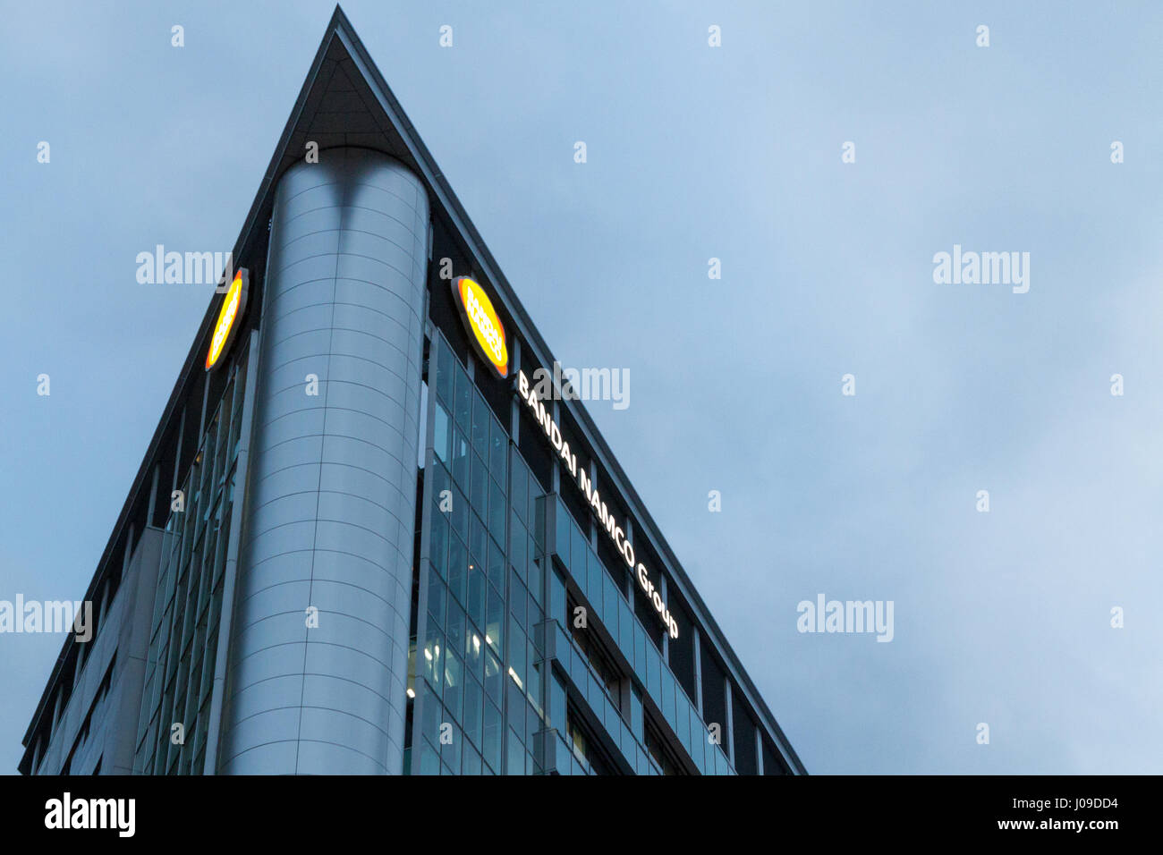 The Bandai Namco building in Tamachi, Tokyo, Japan Stock Photo - Alamy
