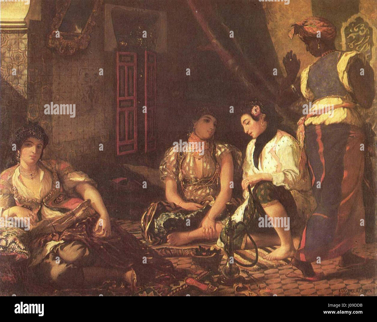 Eugène Delacroix, a renowned French Romantic artist, is known for his ...