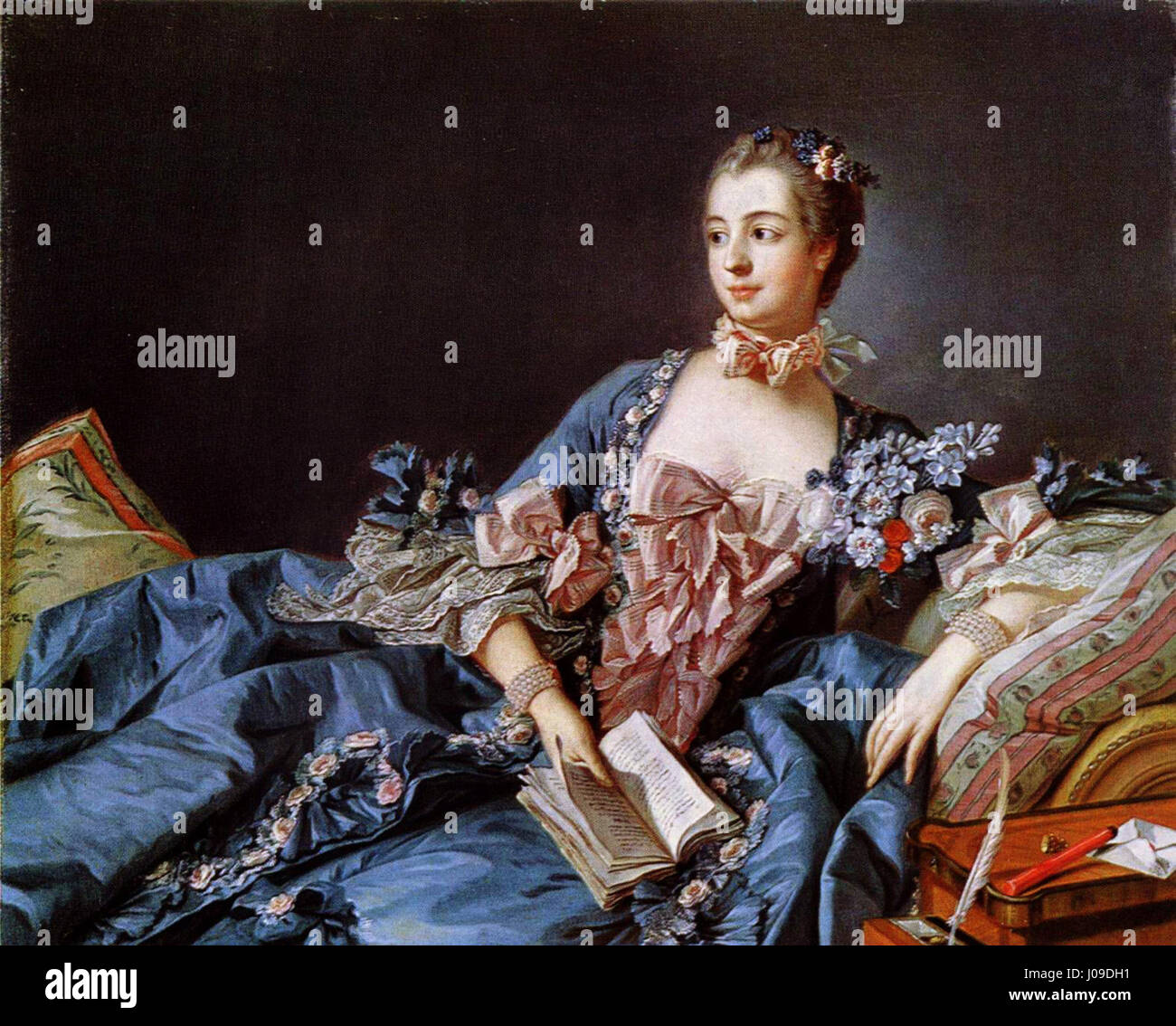 François Boucher 019 (Madame de Pompadour Stock Photo - Alamy