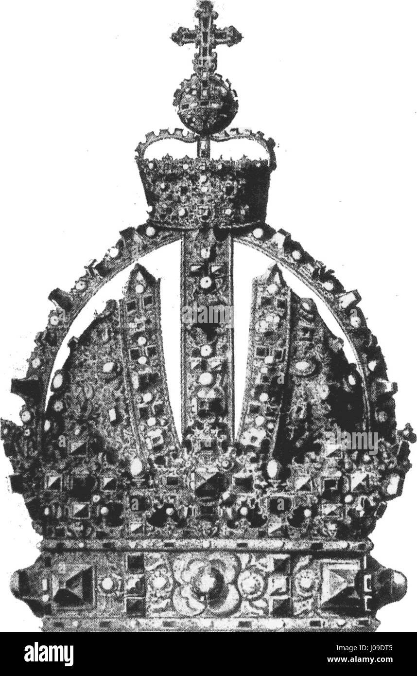 The design of a mitre crown for Christian IV of Denmark (1594) is an ...
