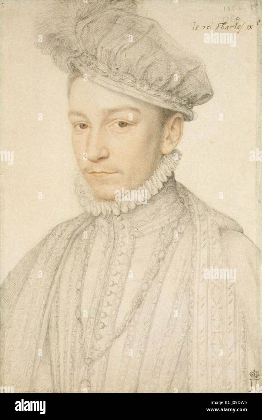 François Clouet’s ‘Portrait of Charles IX’ portrays the French king ...