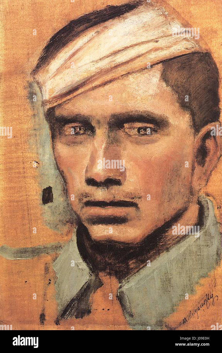 László Mednyánszky's painting 'Wounded' depicts the emotional and ...