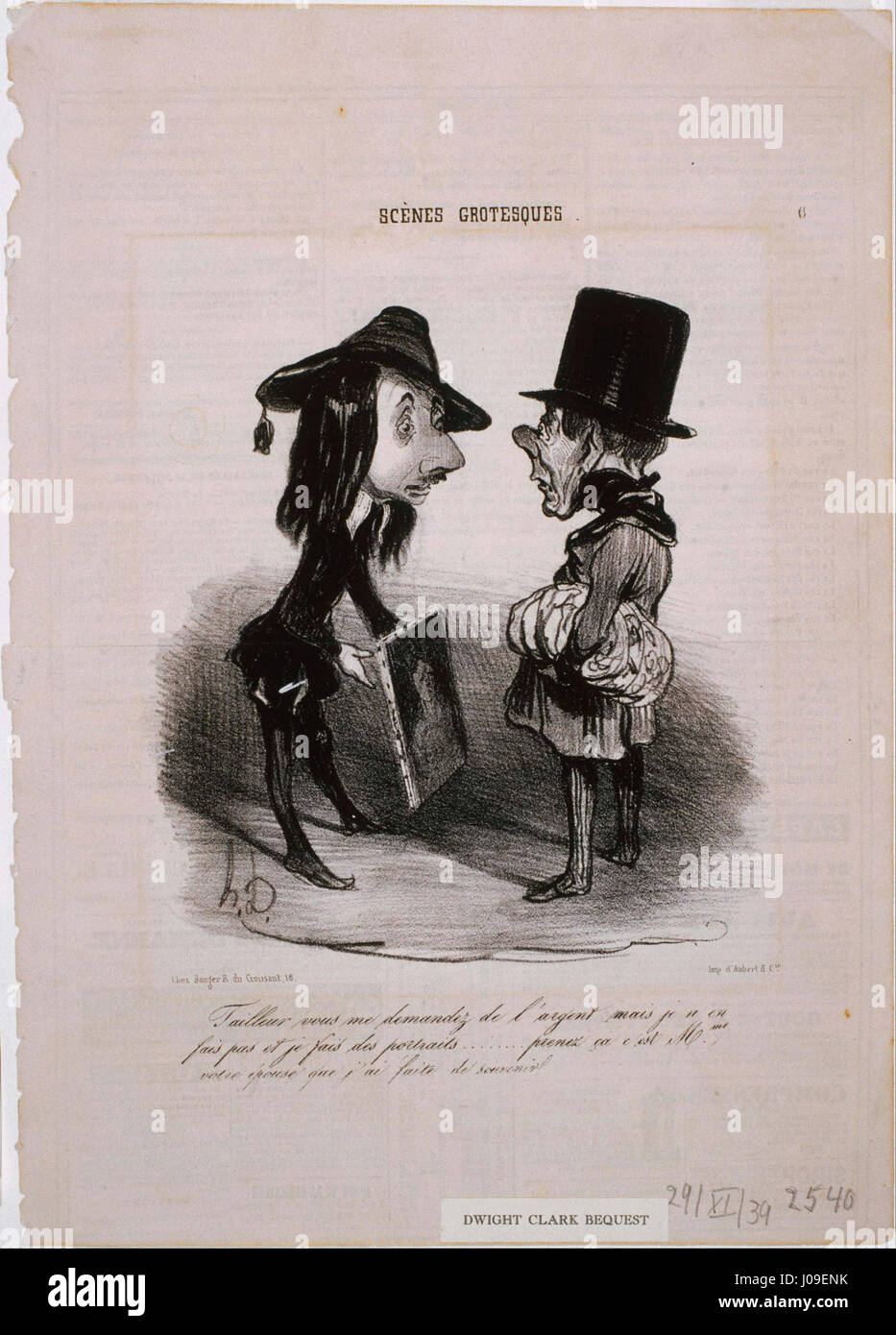 *Scènes Grotesques* by Honoré Daumier captures a humorous and grotesque ...