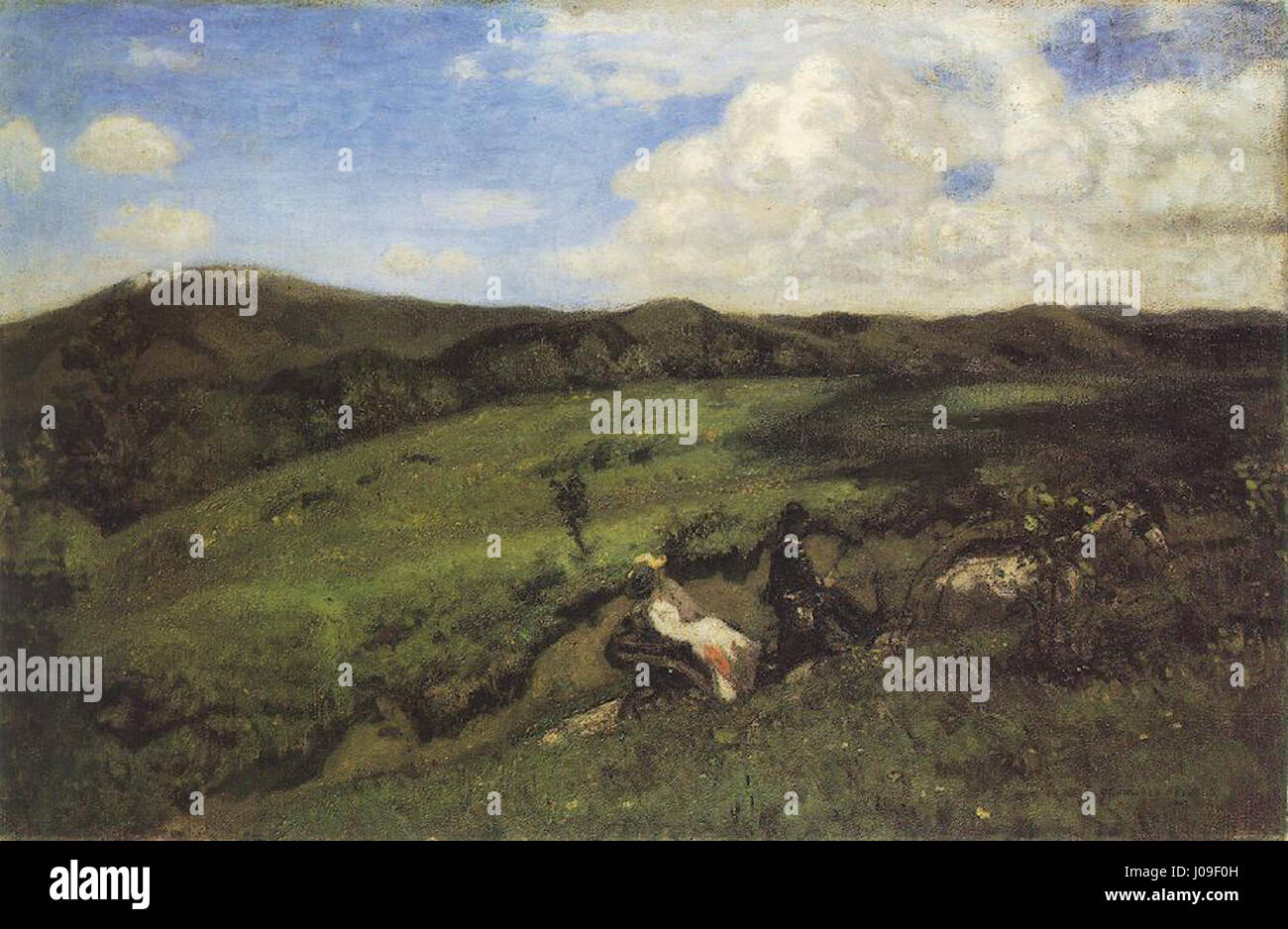 Ivnyi’s 'Spring Excursion' from 1903 captures the vibrancy and renewal ...