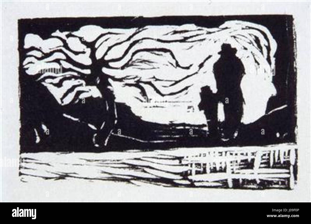 Joze Gorjup's 'Popotnik' (The Traveler) is a painting from the early ...