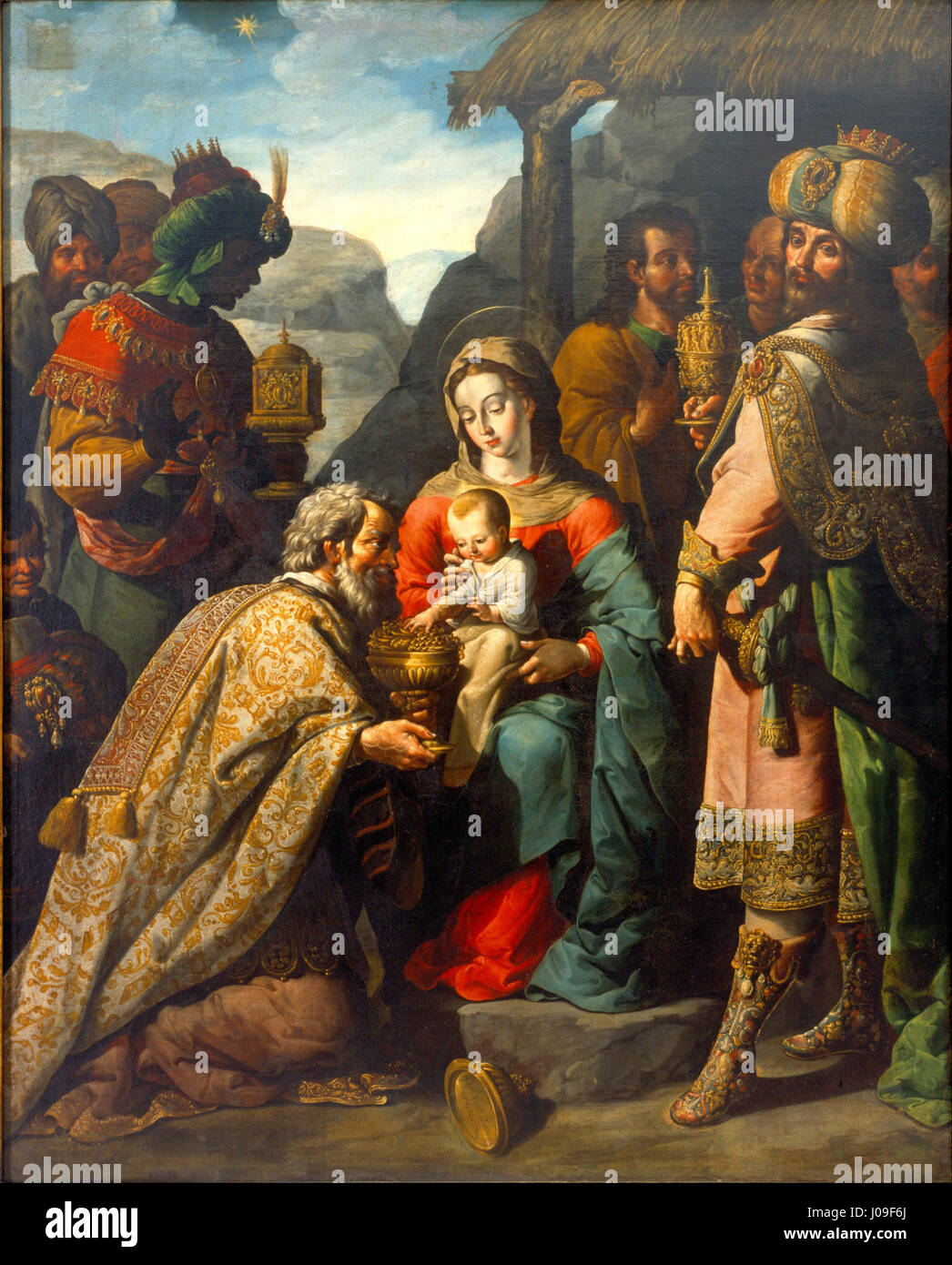 'José Juárez - The Adoration of the Kings' is a baroque painting by ...