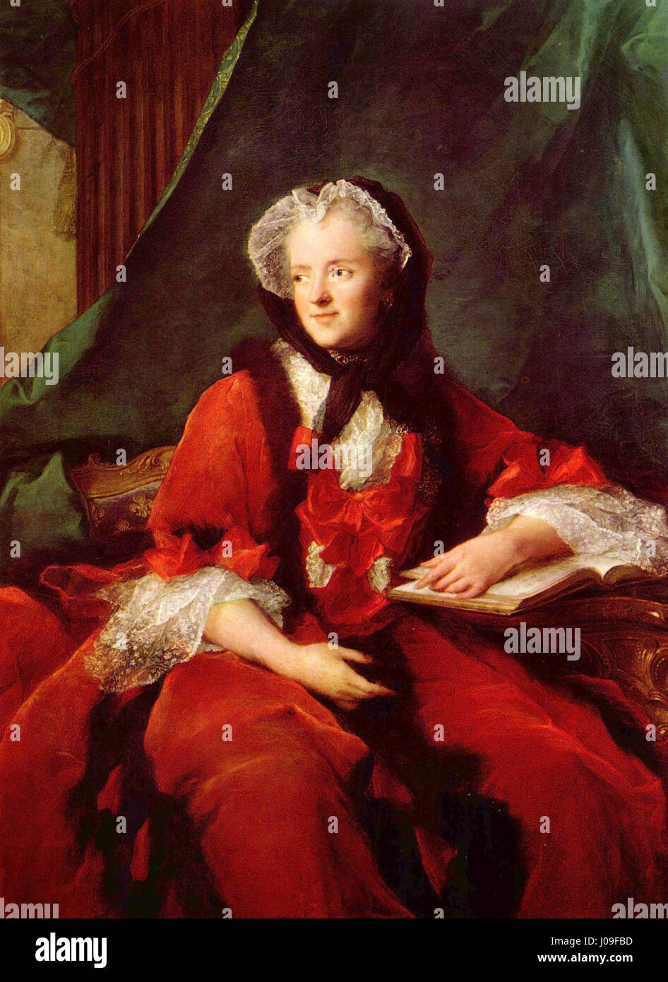 Jean-Marc Nattier’s portrait of Marie Leszczynska, the Queen consort of ...