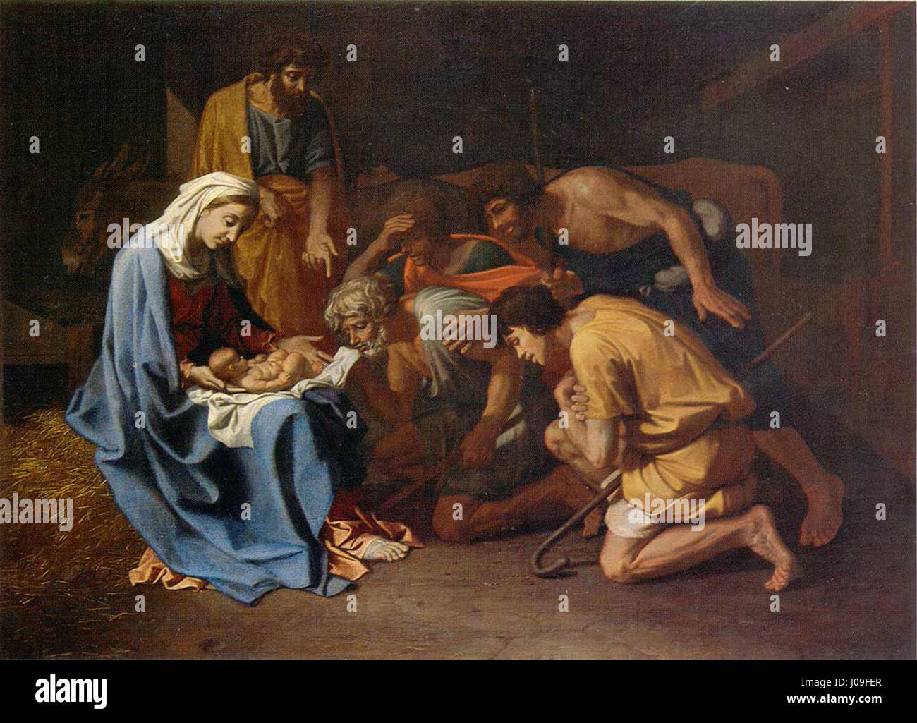 Nicolas Poussin's 'L'Adoration des bergers' (The Adoration of the ...