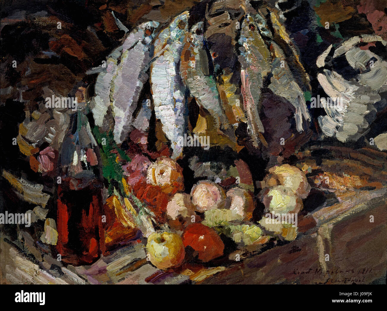 Konstantin Korovin's painting showcases a vibrant depiction of Russian ...