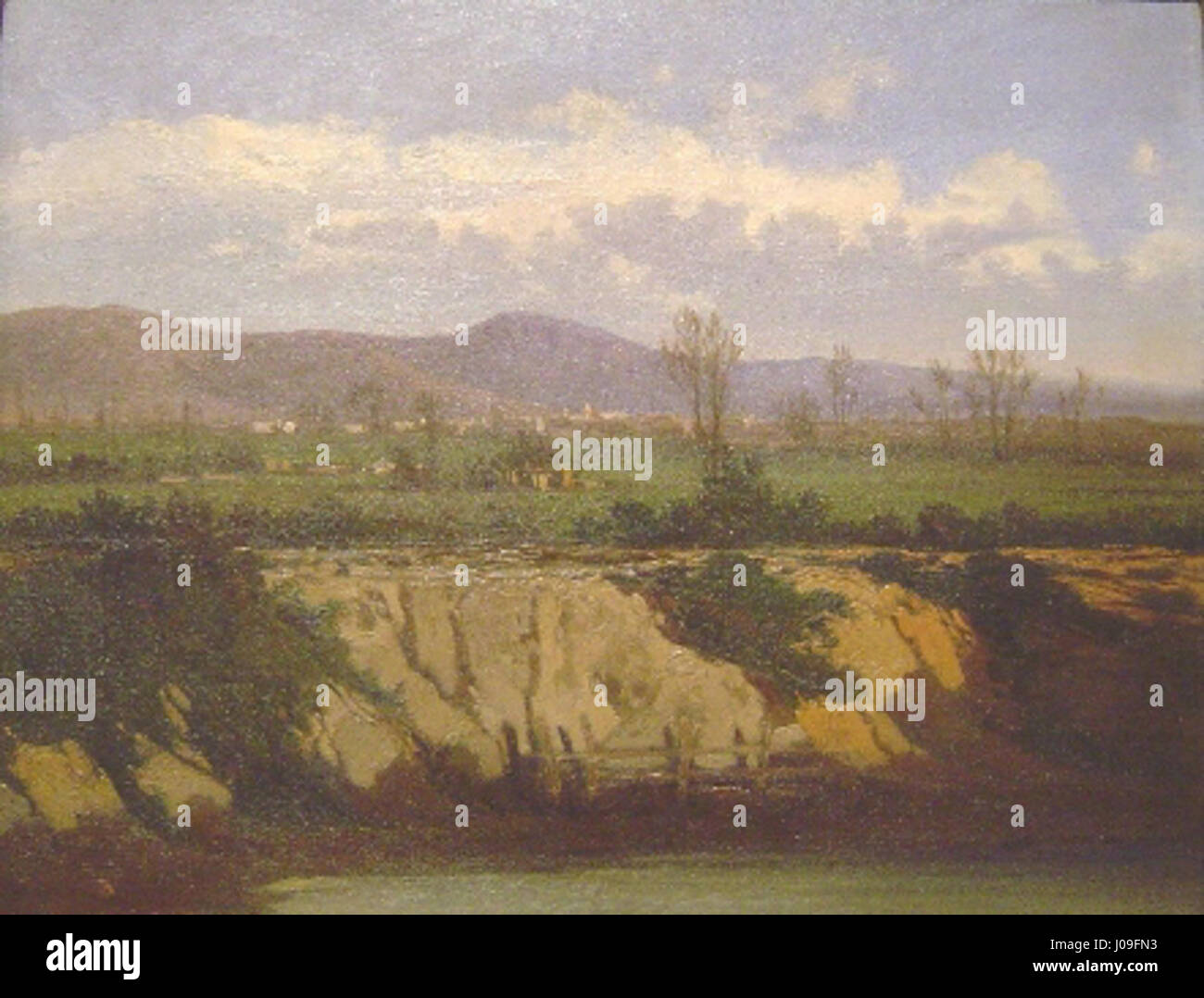 Lluís Rigalt i Farriols’ 'Paisatge' from 1657 is a landscape painting ...