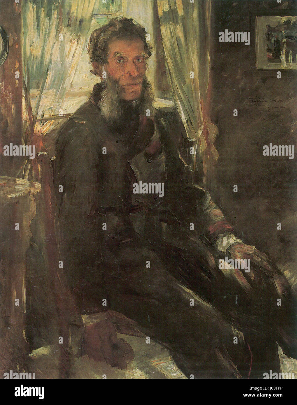 'Portrait of Uncle Friedrich Corinth' is a painting by German artist ...