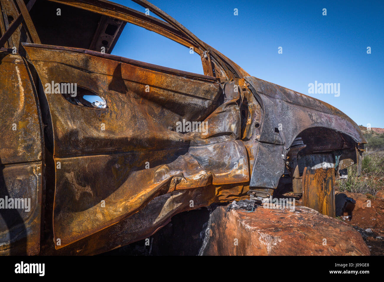 Vintage Rusty Red Truck Car Stock Photos & Vintage Rusty Red Truck Car ...