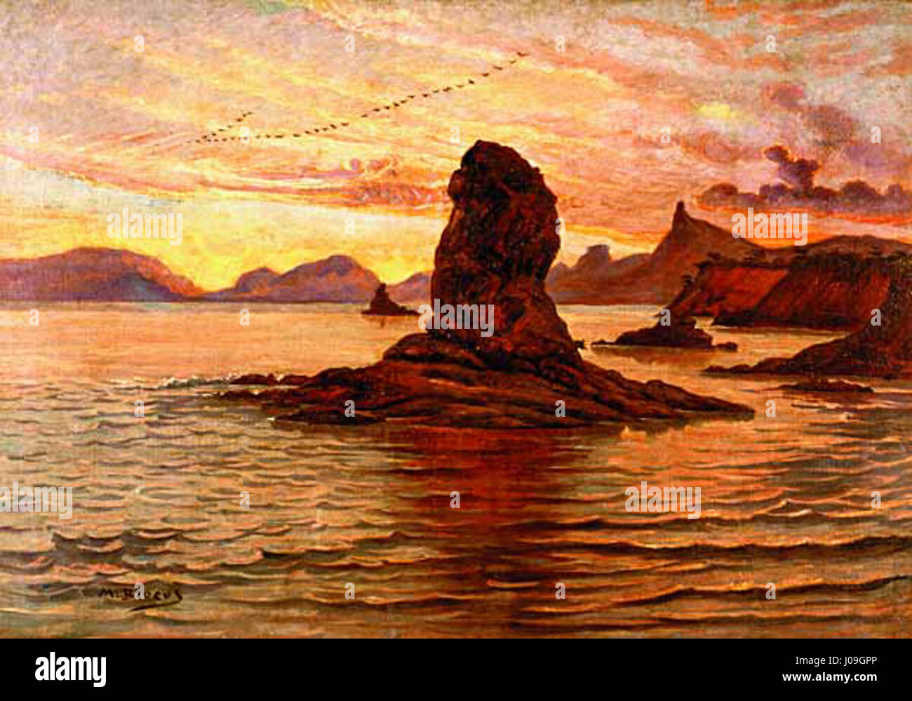 ‘Marinha - Praia de Icaraí’ by Modesto Brocos depicts the tranquil ...