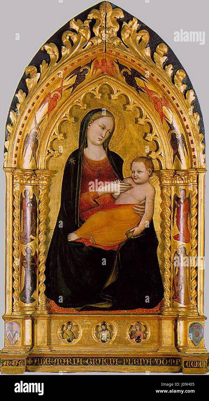 Niccolò di Pietro Gerini’s 'Virgin and Child' is a refined depiction of the Madonna and Christ ...