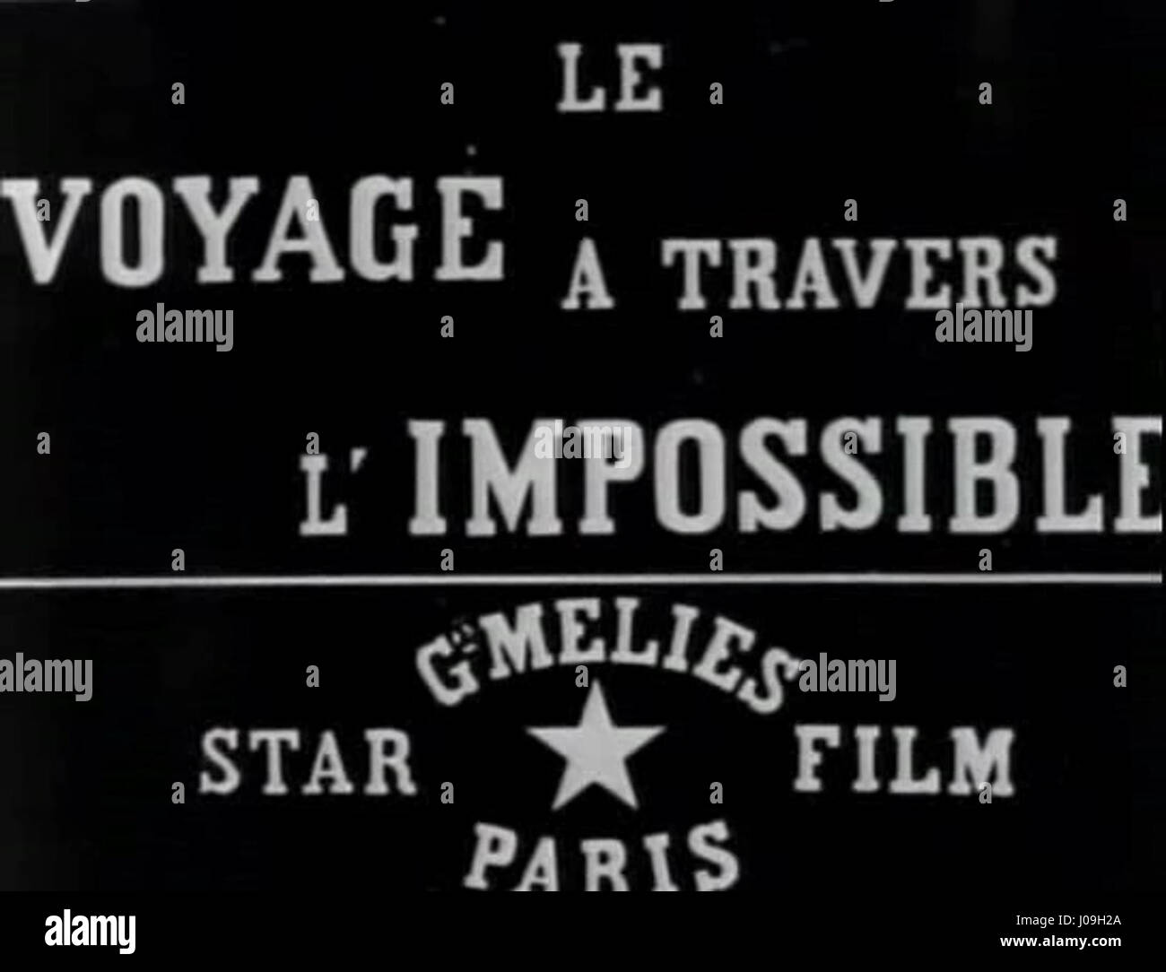 Georges Méliès' 1904 film still 'Le voyage à travers l'impossible' (A ...