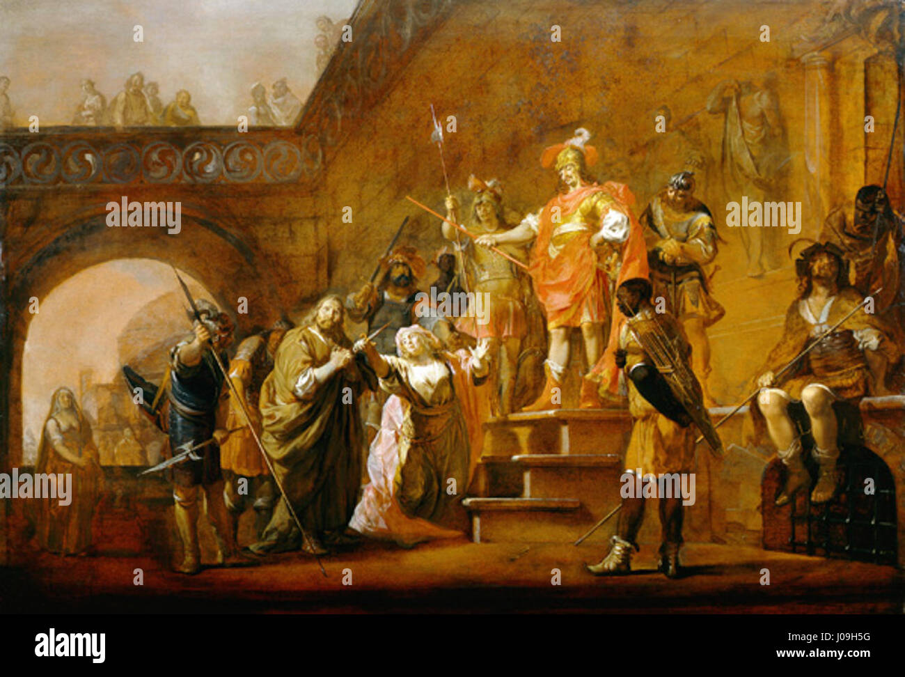 'Arria and Paetus' by Nicolaus Knüpfer depicts the tragic story of the ...