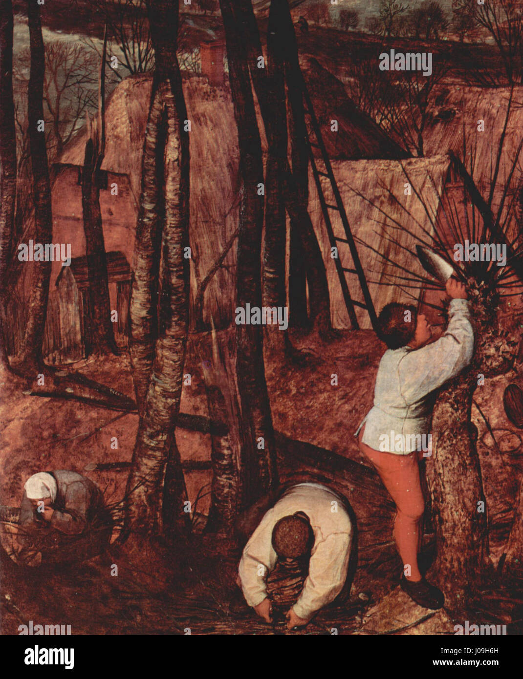 This artwork by Pieter Bruegel the Younger, titled '097', represents a ...